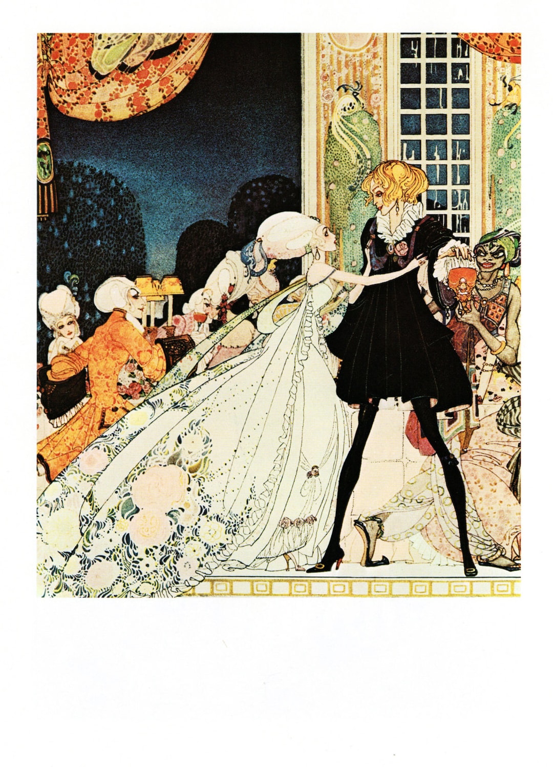 1975 Original Vintage Kay NIELSEN ART DECO Nouveau Print Book Plate - Etsy