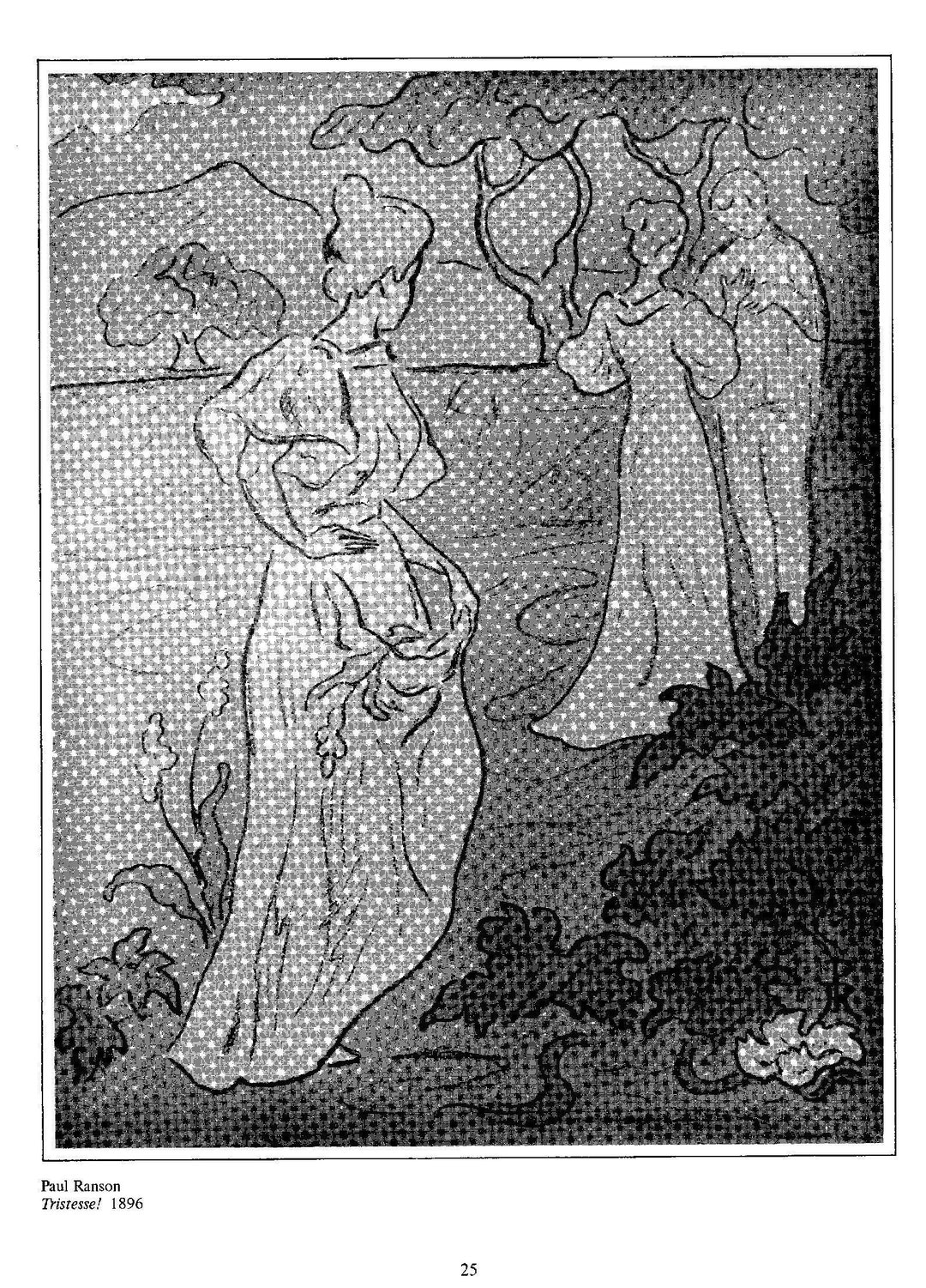 TRISTESSE! (SADNESS) by Paul Ranson Original Vintage Art Nouveau Poster ...