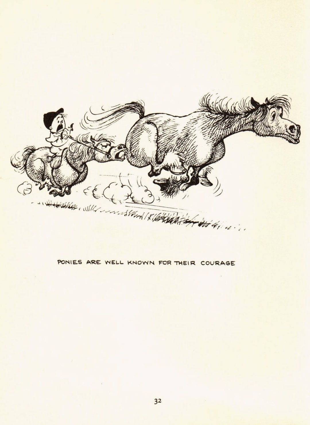 Original 1965 Funny THELWELL HORSE / PONY Vintage Art Cartoon Print - Etsy