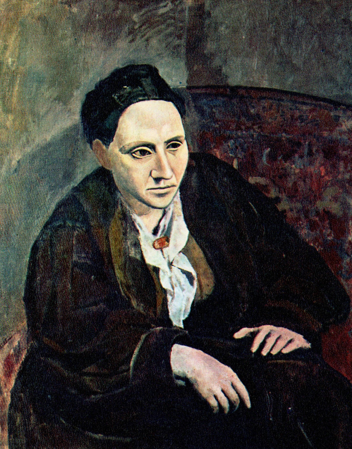 Original Vintage Pablo Picasso Print portrait of Gertrude Stein Book Plate Etsy UK