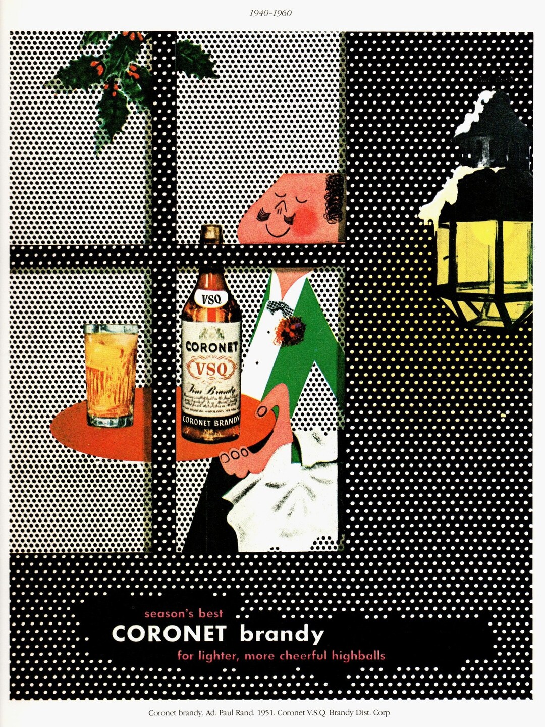 CORONET BRANDY Original Vintage Advertising Art Print Book - Etsy