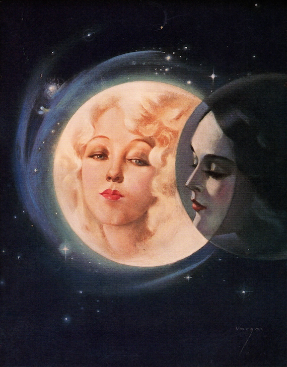 Original Vintage Alberto Vargas Print Book Plate - Etsy