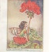 Flower Fairies: the GERANIUM FAIRY Vintage Print C1930 by Cicely Mary ...