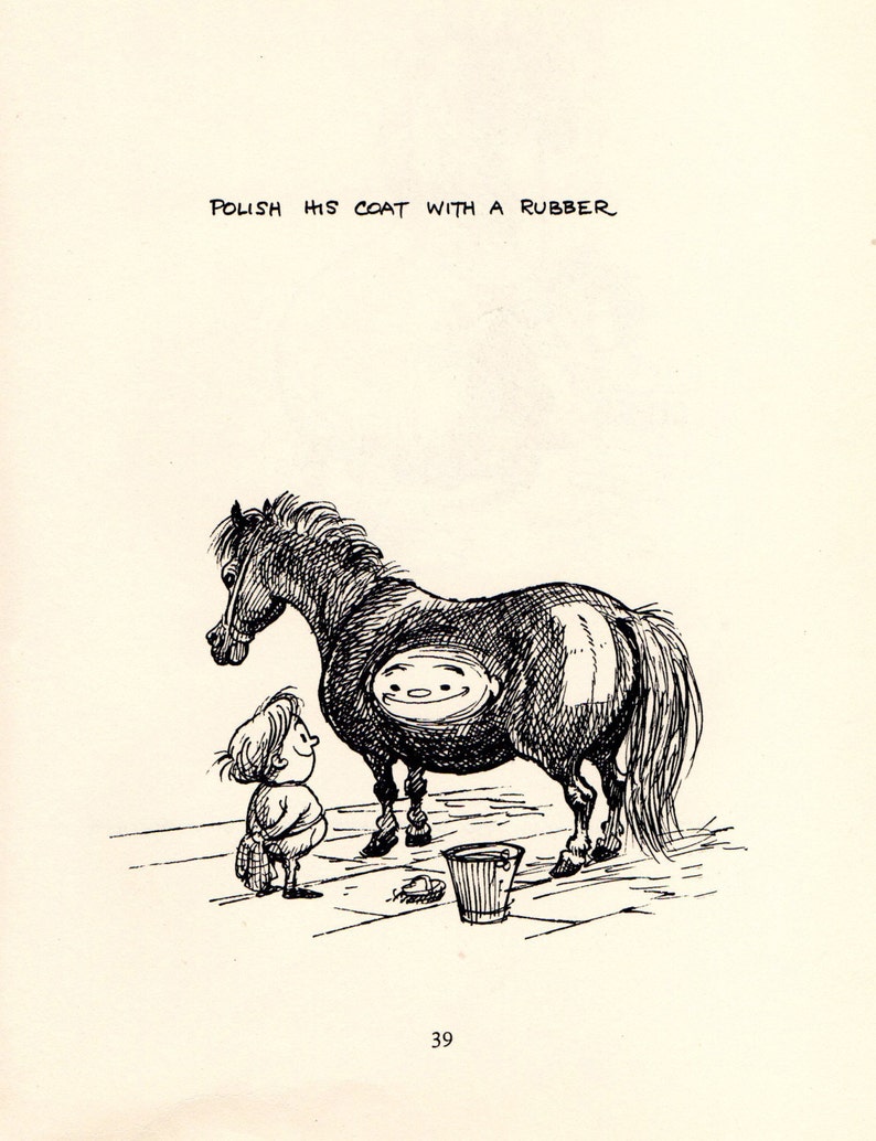 Original 1962 Funny THELWELL HORSE / PONY Vintage Art Cartoon - Etsy ...