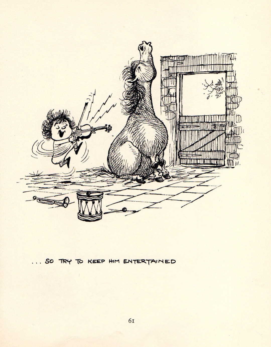 Original 1962 Funny THELWELL HORSE / PONY Vintage Art Cartoon Print - Etsy