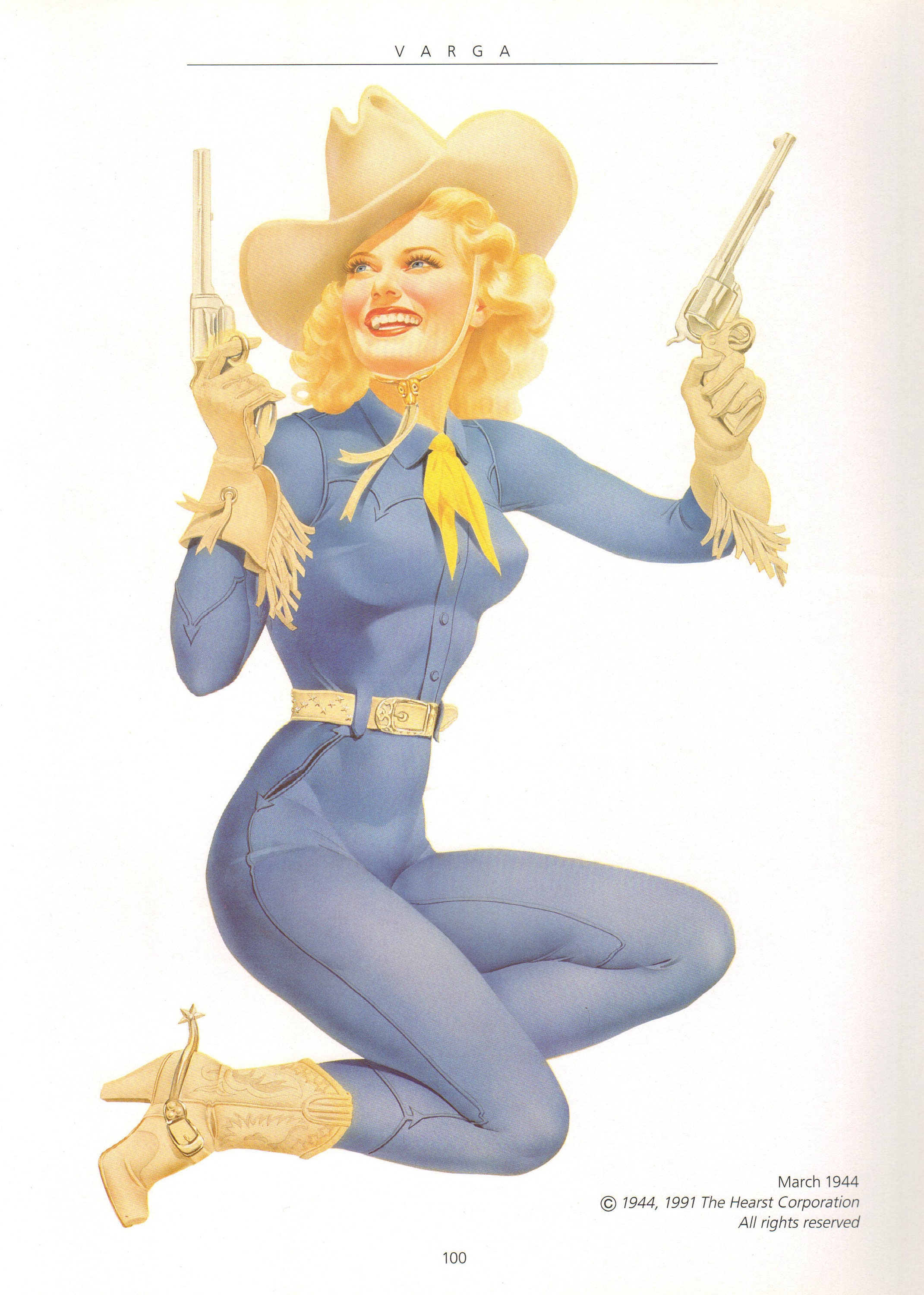 Varga Girl Original Pin Up Vintage Print March 1944 Etsy
