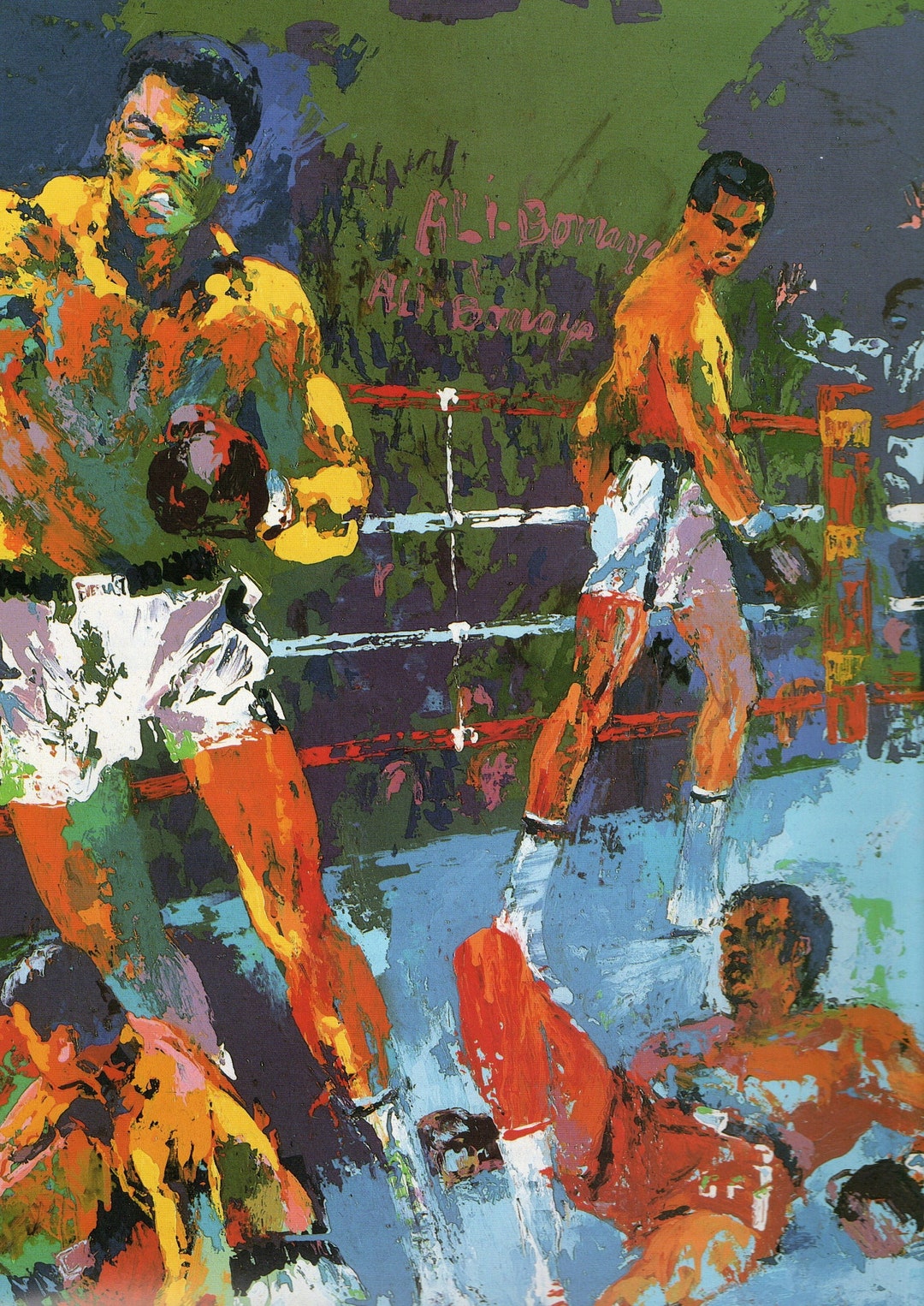 Leroy NEIMAN Original Vintage Boxing Print ALI - Etsy