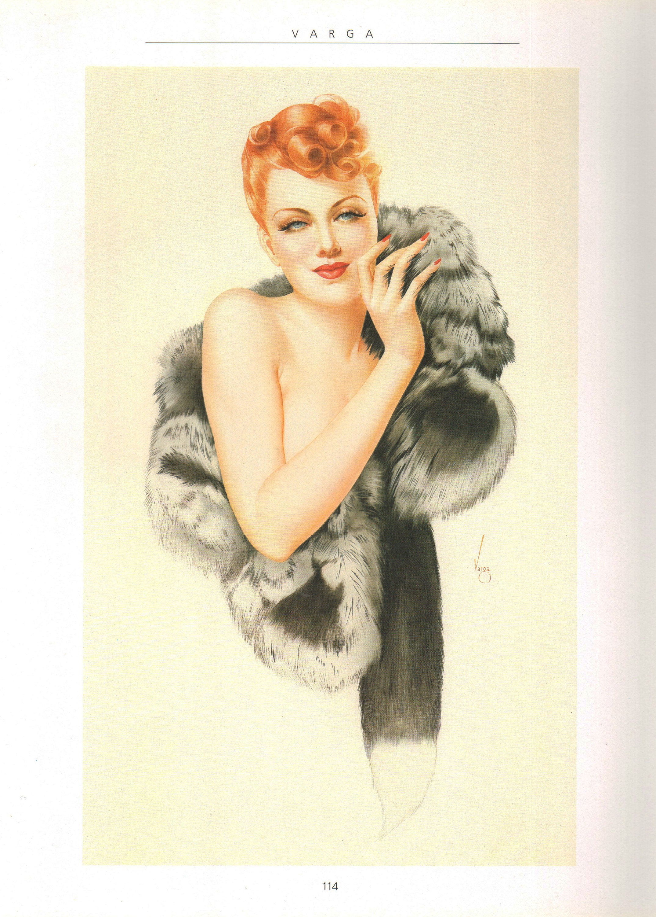 Varga Girl Original Pin Up Vintage Print The Art Of Etsy Uk