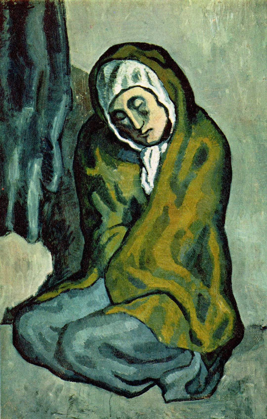 Original Vintage Pablo Picasso Print "destitute Woman" Book Plate - Etsy