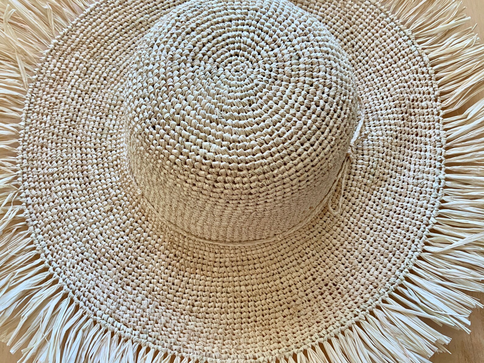 Crochet Fringe Sun Hat Ladies Organic Hats Raffia Sun Hat - Etsy