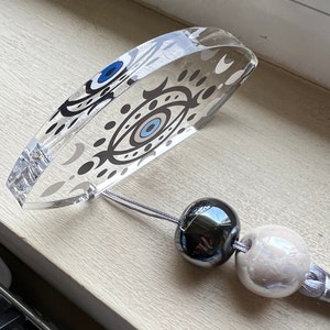 Plexi Glass Evil Eye, Evil Eye Table Decor Gift, Good Luck Charm, Gift ...