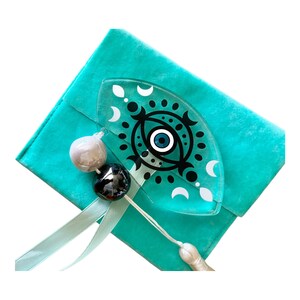 Evil Eye Table Decor Greek Evil Eye Gift Evil Eye Plexi - Etsy