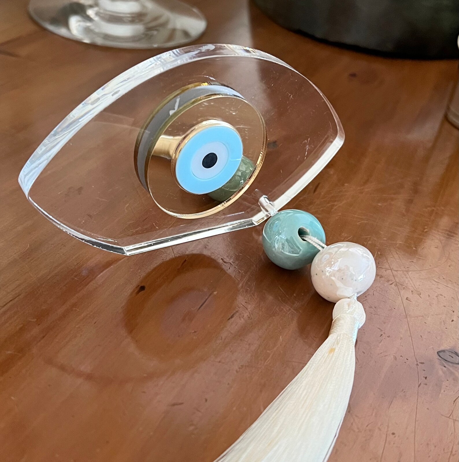 Plexi Glass Evil Eye Gift Evil Eye Desk Ornament Gift for - Etsy