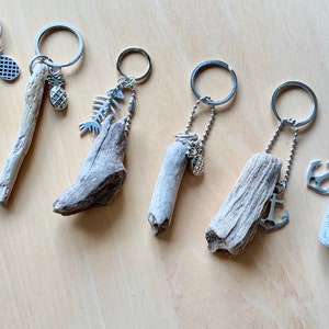 Driftwood Key Ring, Driftwood Key Chain, Wooden Keyring, Greek ...