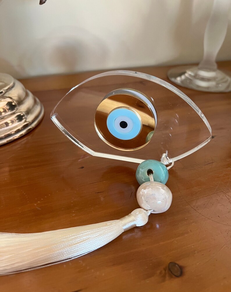 Plexi Glass Evil Eye Gift Evil Eye Desk Ornament Gift for - Etsy