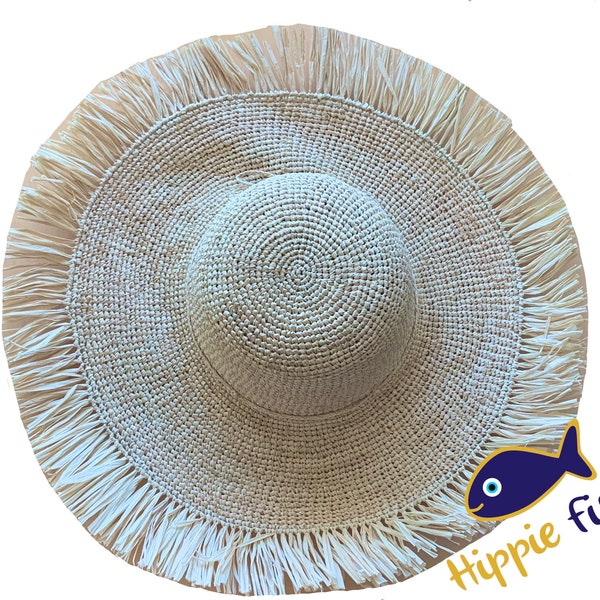 Raffia Sun Hat - Etsy