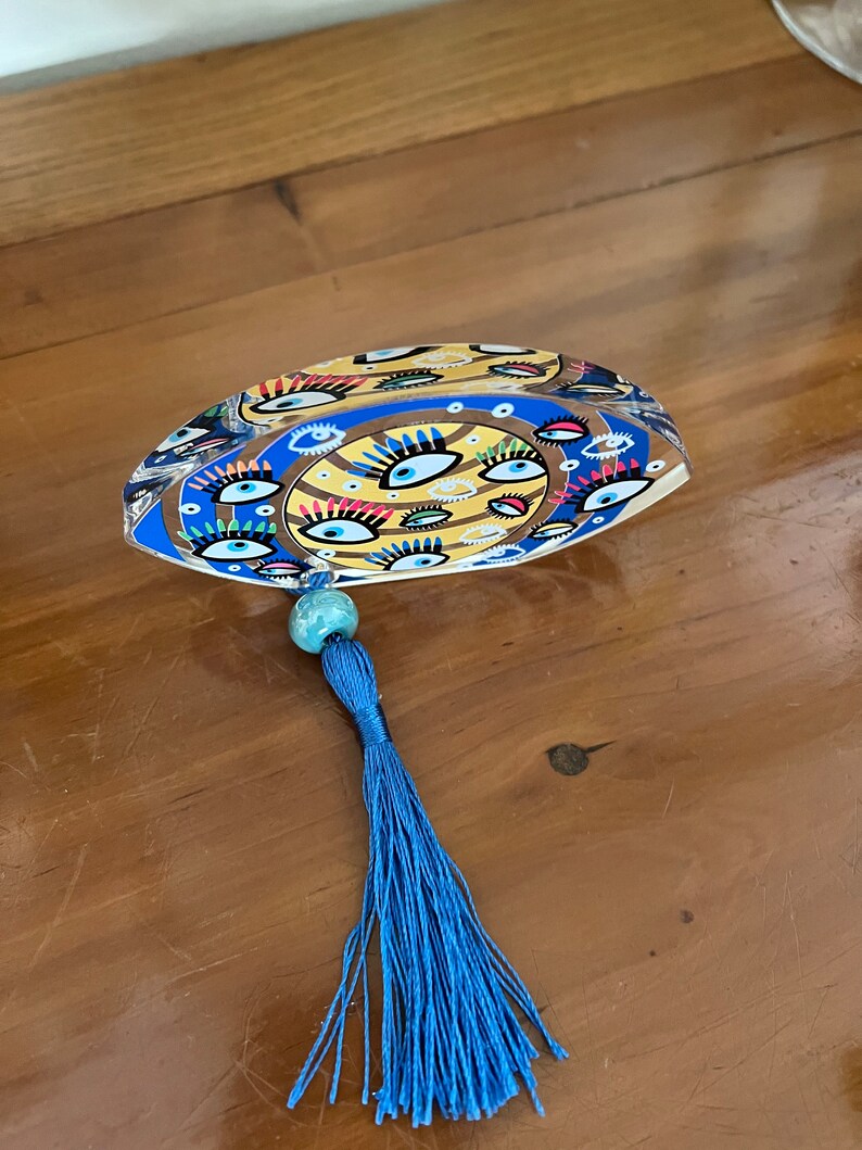 Plexi Glass Evil Eye Evil Eye Table Decor Gift Good Luck - Etsy