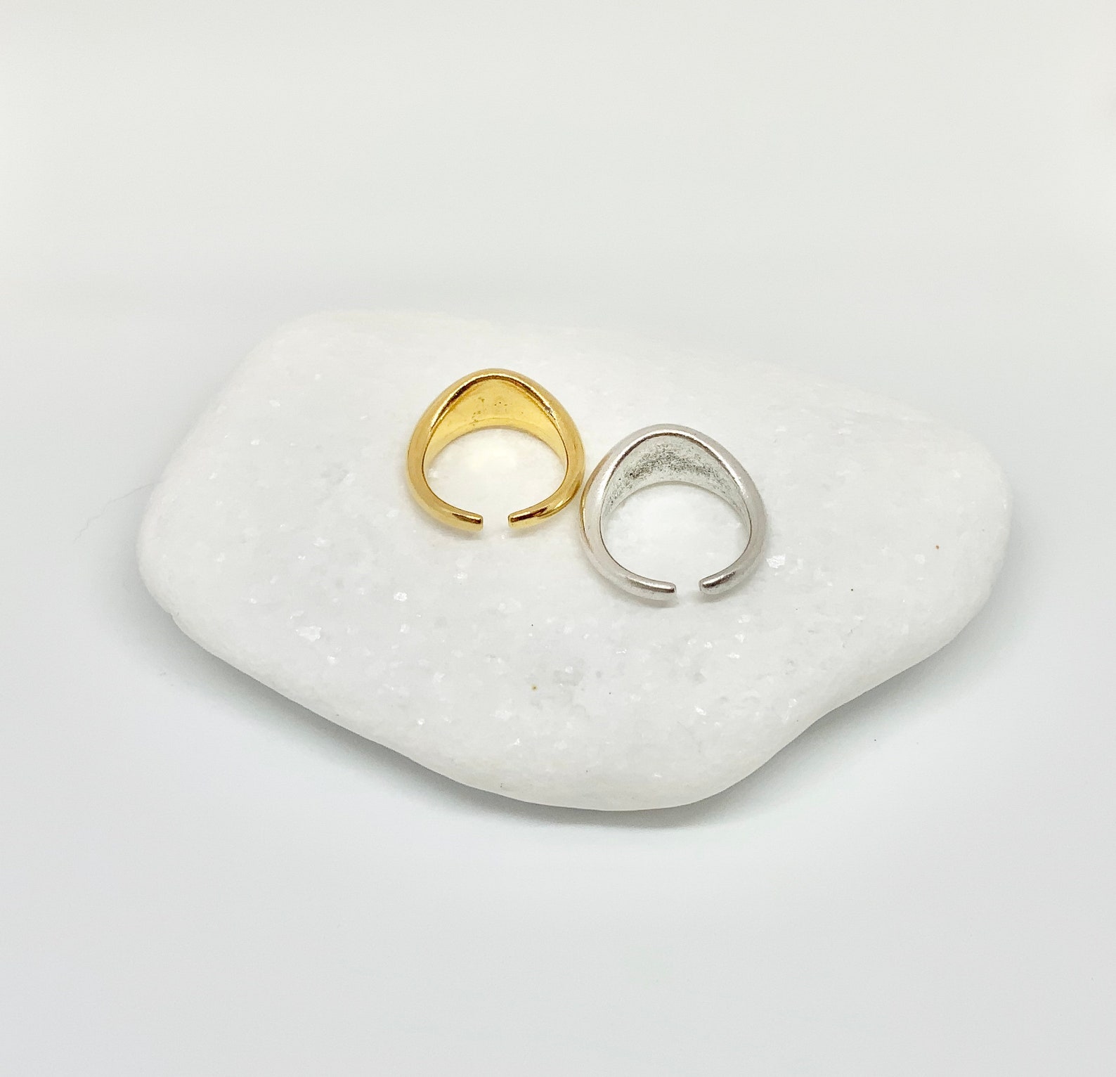 Boomerang Fashion Rings Silver Boomerang Ring Gold Boomerang - Etsy