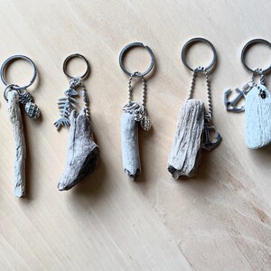 Driftwood Key Ring, Driftwood Key Chain, Wooden Keyring, Greek ...