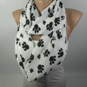 Cat Dog Paw Scarf Cat Lover Gift Dog Lover Gift Pet Lover Gift Animal ...