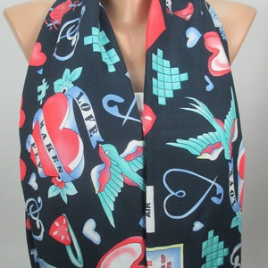 Love Scarf so Soft Cotton Infinity Scarf Heart Scarf Romantic Gift for ...