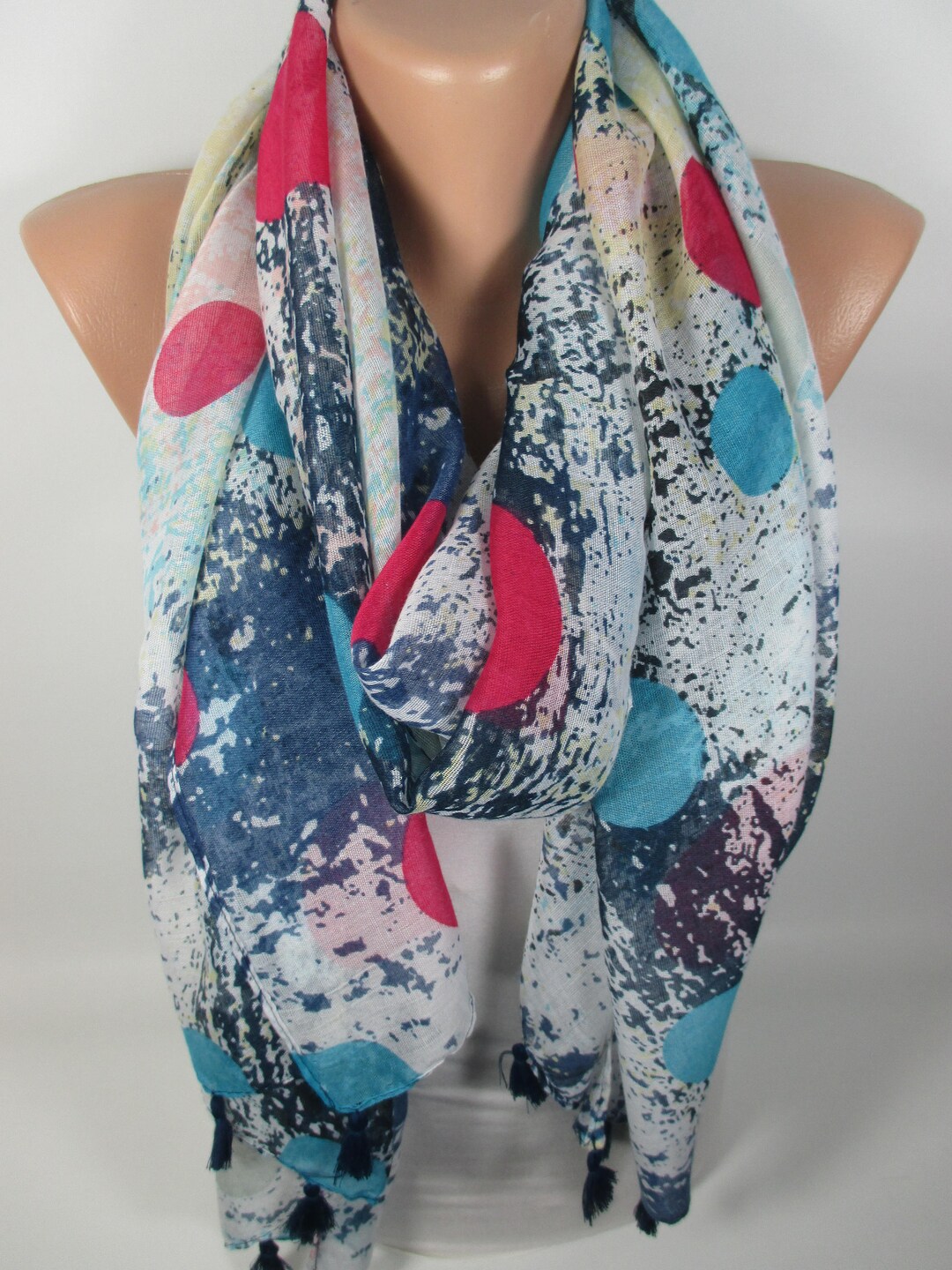 Celestial Skies Galaxy Space Scarf Planet Scarf Shawl Unique Gift for ...