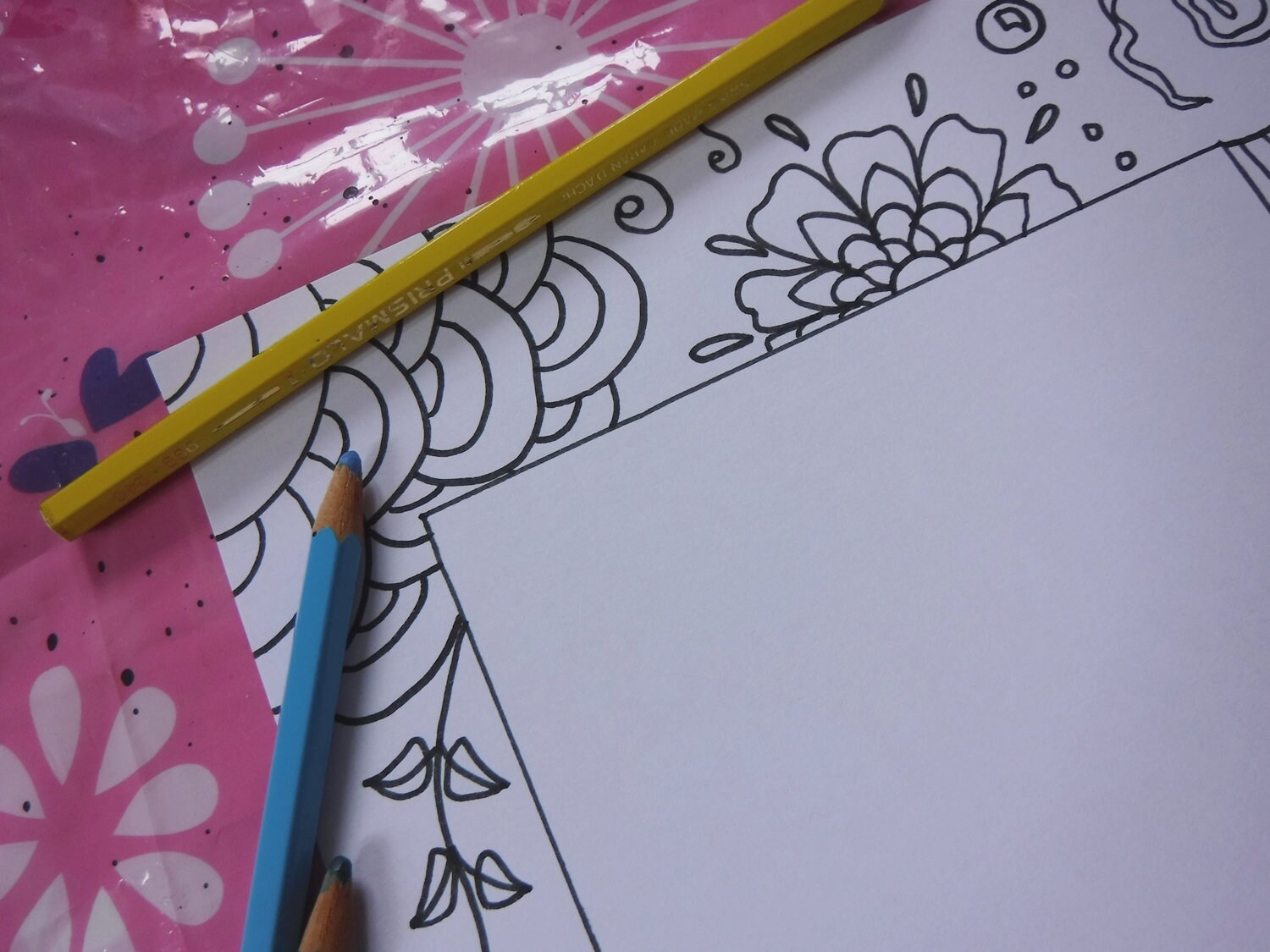 Coloring Picture Frames Photo Printable - Etsy