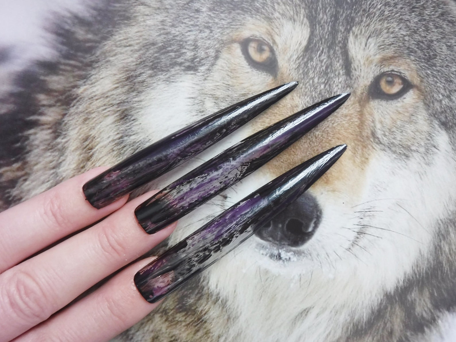 Werewolf Nails Wolf Claws Halloween Costume Cosplay - Etsy