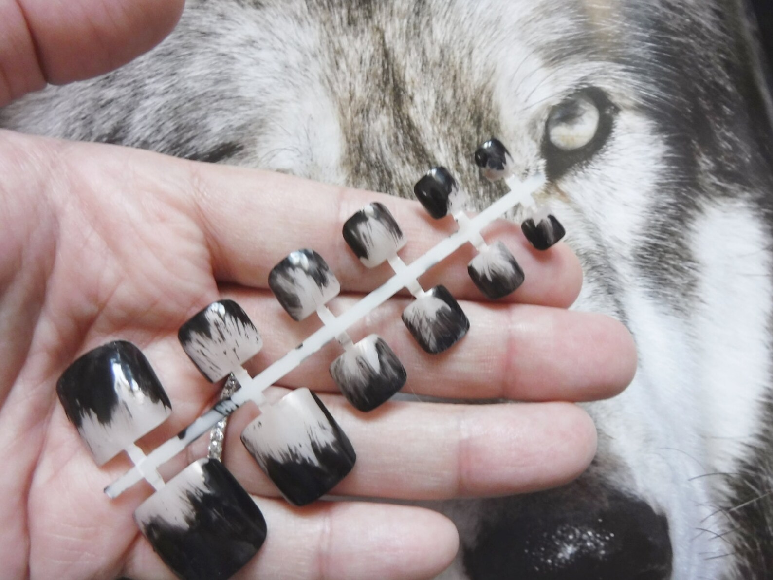 Werewolf toe nails halloween witch zombie | Etsy