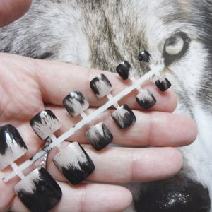 Werewolf Toe Nails Halloween Witch Zombie - Etsy