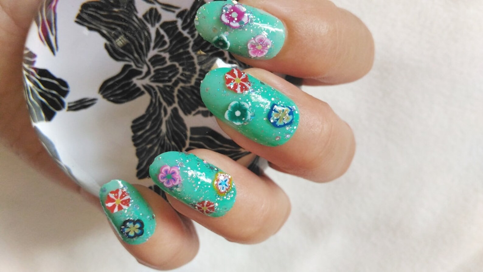 3d Flower Fake Nails Press on False Nail Art Fruit Cute - Etsy