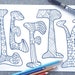 Lefty Colouring Page Left Handed Left Hander Hand Zentangle - Etsy