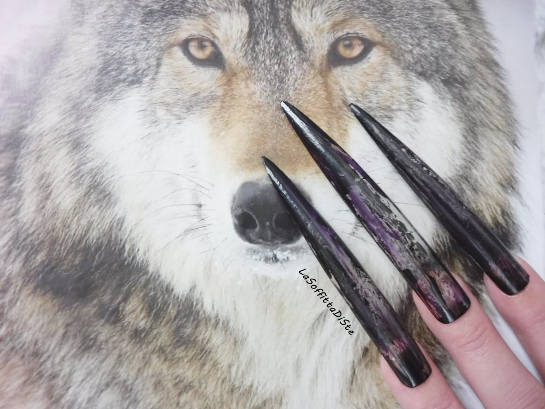 Werewolf Nails Wolf Claws Halloween Costume Cosplay - Etsy