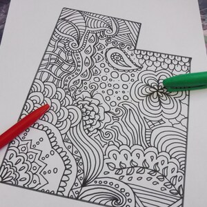 Utah Doodle Colouring Map Kids Adult Coloring Instant DOWNLOAD Tourist ...