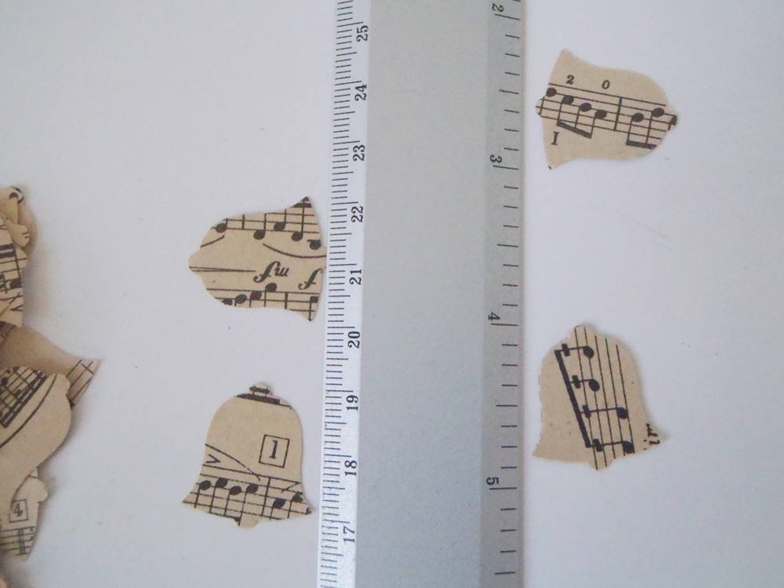 200 Music Vintage Bell Sheet Music Paper Wedding Confetti - Etsy