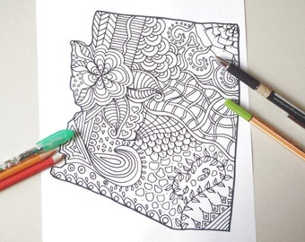 united states america map kids adult coloring etsy sales book