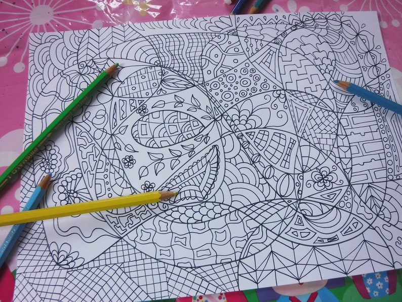 Intricate Adults Coloring Book Expert Level - Etsy