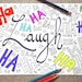 Laugh Coloring Page Book Kids Adults Page Instant Download Colouring ...
