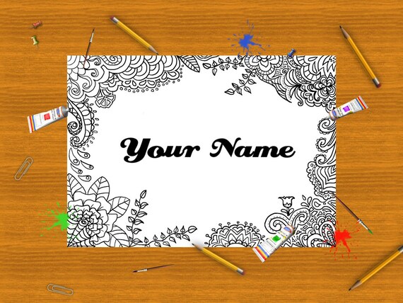 Assignment Cover Page Design For Kids