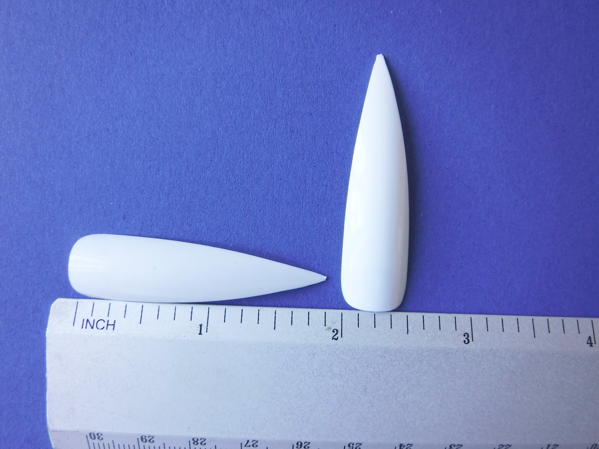 20 purple fake nails long nails false nails drag queen | Etsy