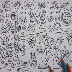 I'm Too Sexy Adult Coloring Book Relax Fun Anti Stress Doodle Doodling ...