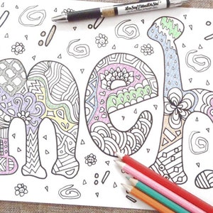 Meh Coloring Book Page Colouring Image Funny Cool Doodle Doodling Joke ...