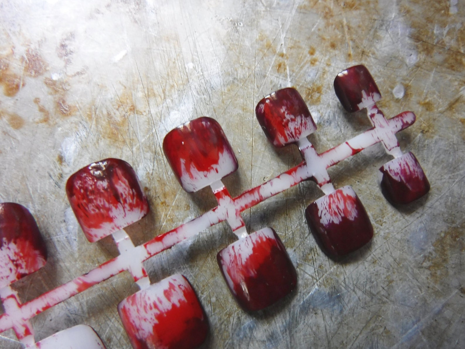 Horror Bloody Toe Nails Witch Vampire Zombie Blood - Etsy