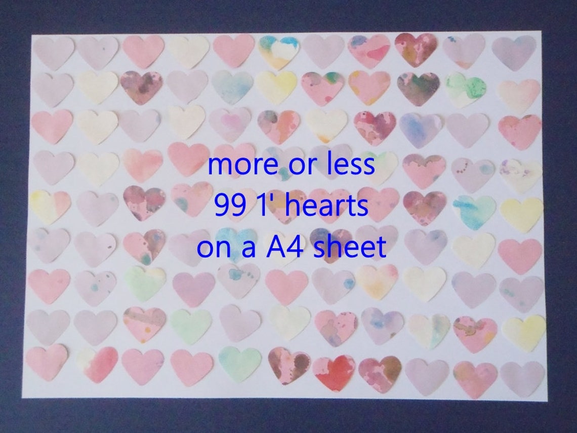 Pastel Colors Smash Book Heart Shape Confetti Wedding Table | Etsy