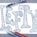 Lefty Colouring Page Left Handed Left Hander Hand Zentangle - Etsy