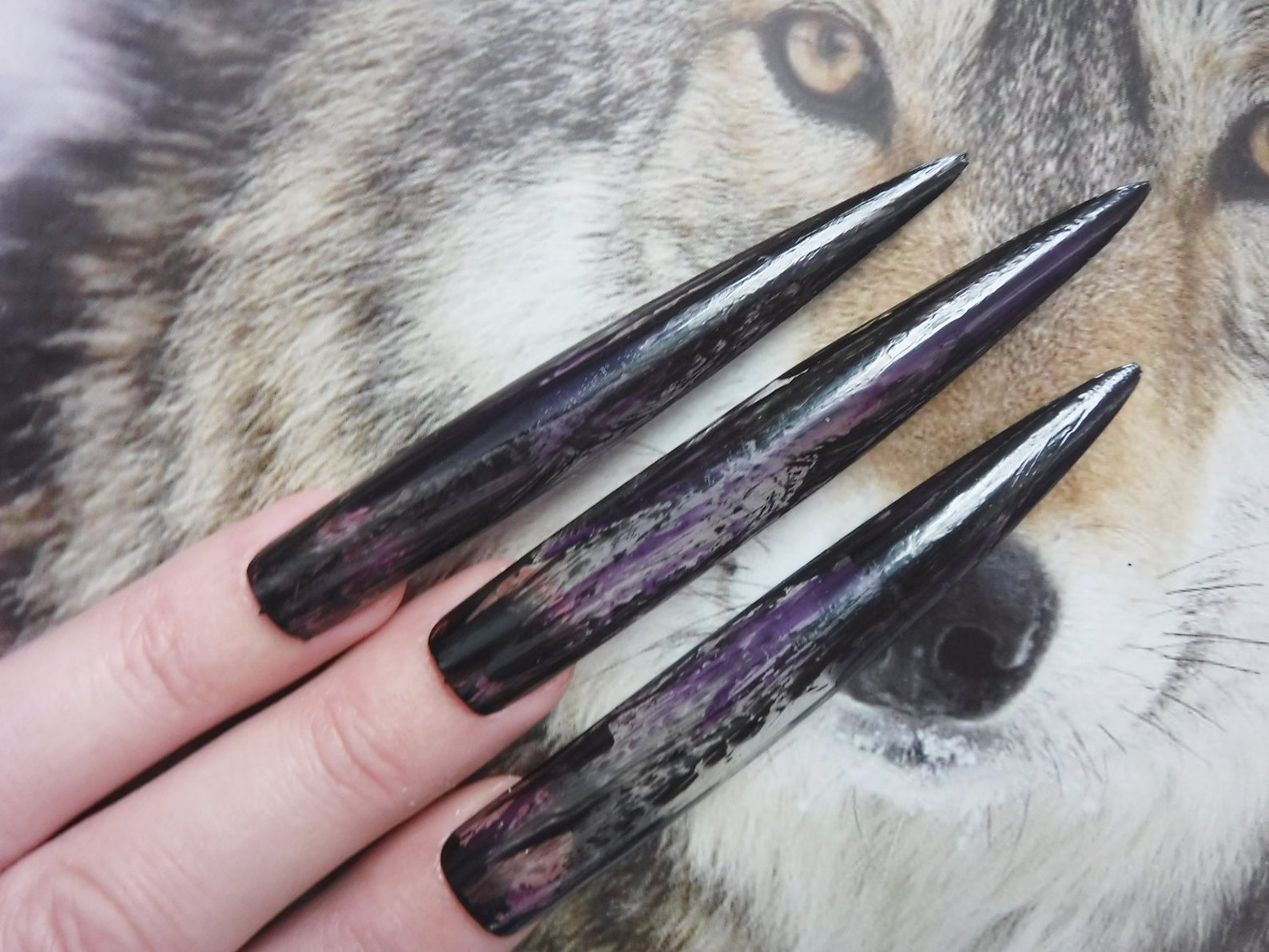 Werewolf Nails Wolf Claws Halloween Costume Cosplay - Etsy