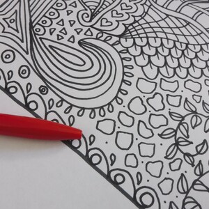 Printable Arizona Doodle Colouring Map Kids Adult Coloring DOWNLOAD ...