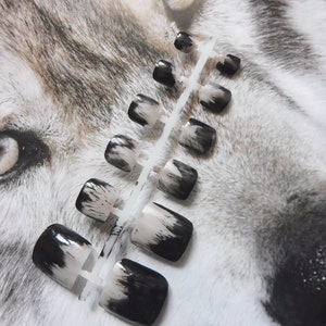 Werewolf Toe Nails Halloween Witch Zombie - Etsy