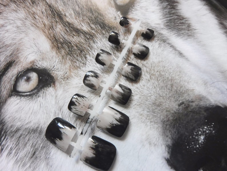 Werewolf toe nails halloween witch zombie | Etsy