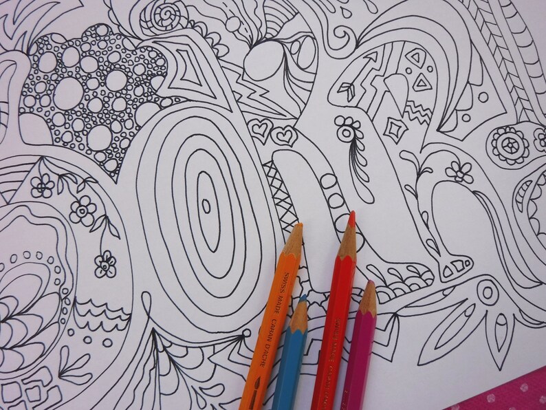 Sorry scusa libro colorare adulti bambini disegno doodle - Etsy Italia
